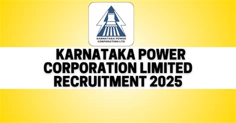 kpcl recruitment 2025apply for latest karnataka power corporation
