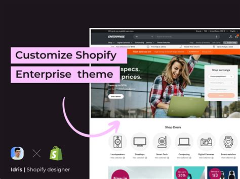 A Customized Shopify Enterprise Theme Upwork