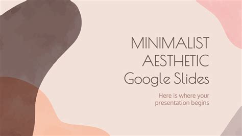Minimalist Aesthetic Google Slides Beauty Fashion Google Slides Google Slides Templates