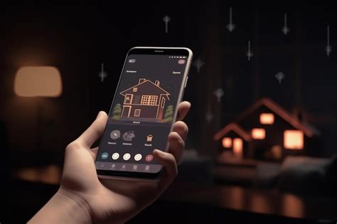 Premium Photo Smart Home Controlled Smartphone Internet Of Things Technology Of Home