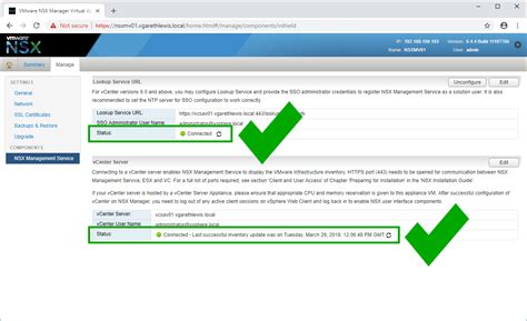 Vgarethlewis Networking And Security Extension Missing After Vmware Nsx Upgrade