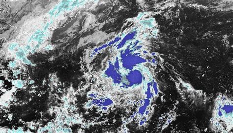 Tropical Storm Marce Further Intensifies East Of Bicol