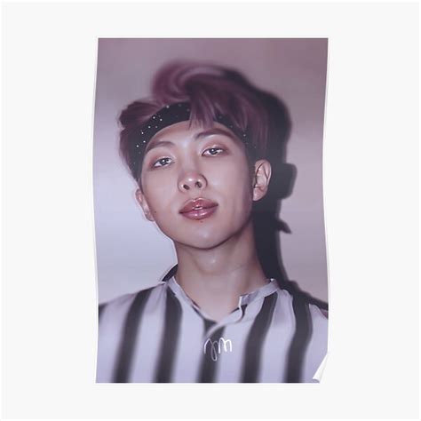 Rap Monster Poster By Sinikamaja Redbubble