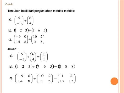 Halaman Unduh Untuk File Contoh Penjumlahan Matriks Yang Ke 47