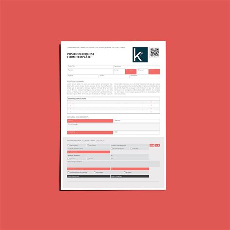Template For Request Resourcing Request Template Department Of