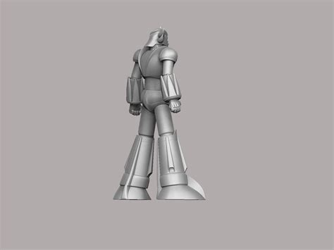 Grendizer Goldorak Stl Print High Poly Model 3D Model 3D Printable