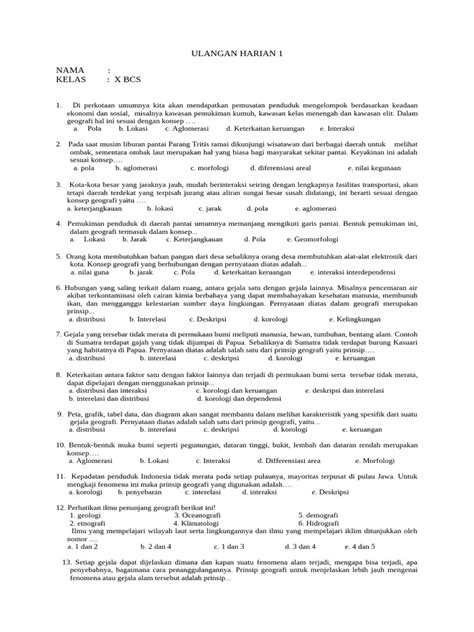 Kelas X Bcs Pdf