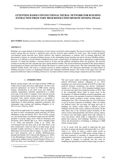 Pdf Attention Based Convolutional Neural Network For Building