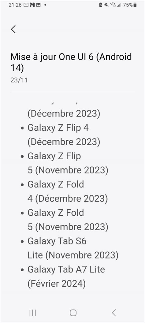 Mise A Jour One Ui 60 Android 14 Page 5 Samsung Community