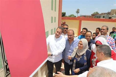 محافظ المنوفيه يفتتح مدارس بمركز السادات المصري اليوم