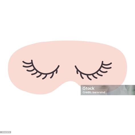 Beauty Female Eyes Cosmetic Procedures Flat Stock Illustration