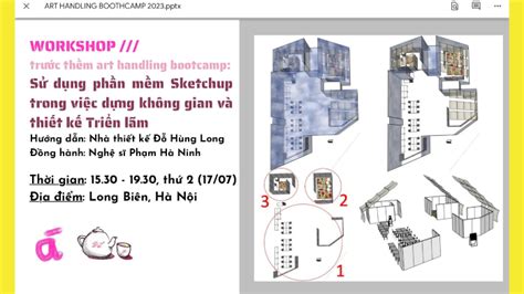 Workshop Using Sketchup Software In Space Construction And Exhibition Designusing Sketchup