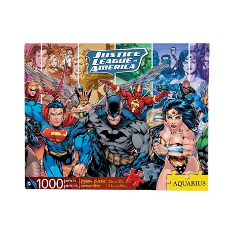 Aquarius Dc Comics Puzzle Justice League 1000 Piece Jigsaw Puzzle Officially