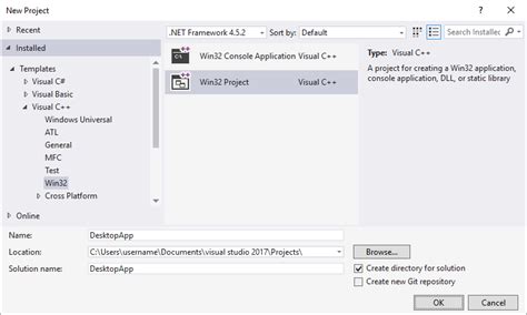 Create A Traditional Windows Desktop Application C Microsoft Learn