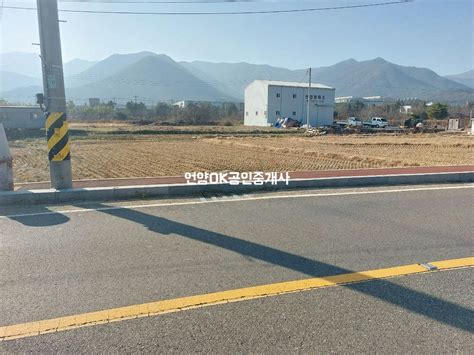 언양ok공인중개사사무소 상북면 2차선도로 길게 접한 토지 매매
