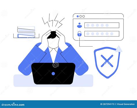 Wrong Password Isolated Cartoon Vector Illustrations Cartoondealer
