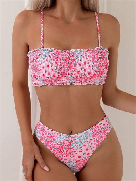SHEIN USA Pretty Swimsuits Trendy Swimsuits Cute Teen Swimsuits