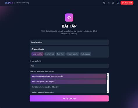 Github Phanxuanquang Engace Personalize The Way Vietnamese Learn
