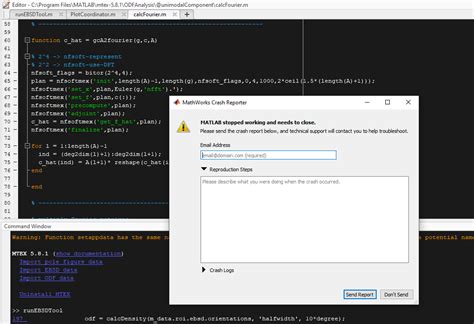 Matlab Crash When Using Calcdensity To Produce Pole Figure · Issue