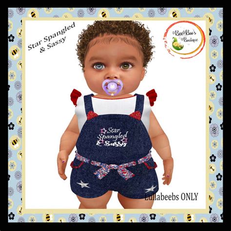 Second Life Marketplace Beeboos Star Spangled And Sassy Outfit