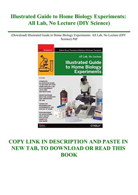 Download Illustrated Guide To Home Biology Experiments All Lab No