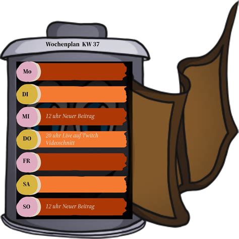 Eine Neue Woche Steht An Und Der Aktuelle Wochenplan Ist Da Ich Hoffe Euch Geht Es Gut Wir