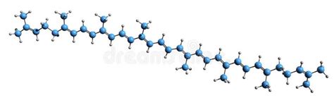 3d Image Of Lycopene Skeletal Formula Stock Illustration Illustration Of Ingredient