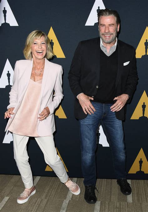 Olivia Newton John And John Travolta Get The Giggles As Adorable Grease