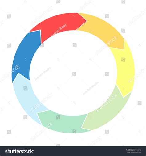 Cycle Diagram Arrow Set Step Stock Illustration Shutterstock