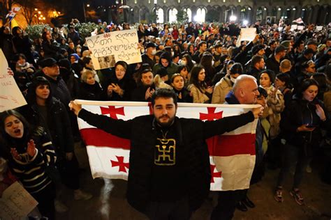 Tens Of Thousands Rally In Georgia Despite Govt Backtracking On