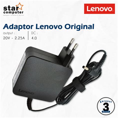 Jual Adaptor Original Lenovo Ideapad 310 320 330 SERIES 20V 2 25A DC 4