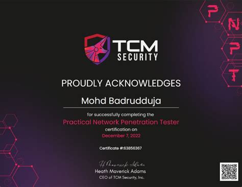 Mohd Badrudduja Cissp Cc On Linkedin Pnpt