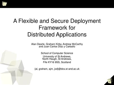 Ppt A Flexible And Secure Deployment Framework For Distributed Applications Powerpoint
