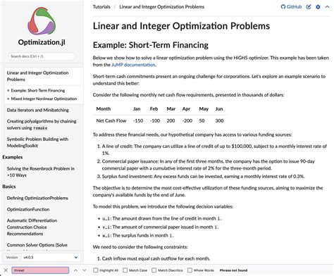 False Positives When Searching Documentations General Usage Julia