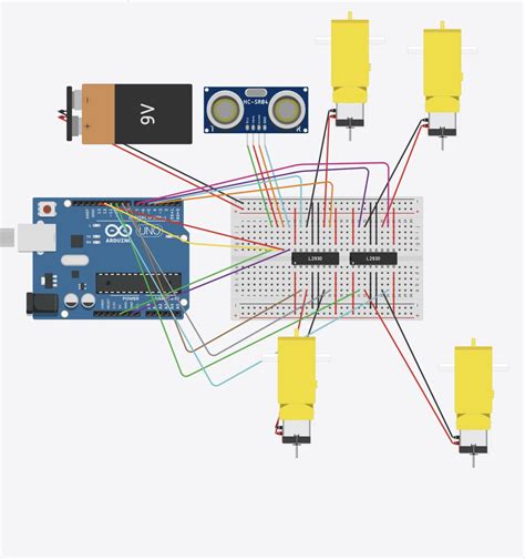 Please Write Code For An Obstacle Avoiding Robot That