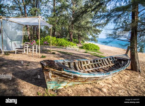 Khao Lak Beach Resort Views At Sunset In Thailand Stock Photo Alamy