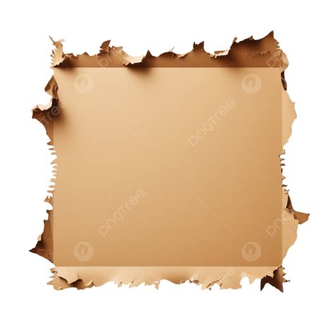 현실적인 찢어진 갈색 상자 테두리 찢어진 종이 가장자리 Png 일러스트 및 이미지 에 대한 무료 다운로드 Pngtree