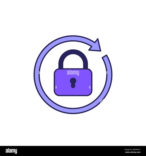 Password Reset Icon Security Concept Stock Vector Image And Art Alamy