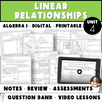 Linear Equations And Inequalities Unit Algebra Curriculum Bundle
