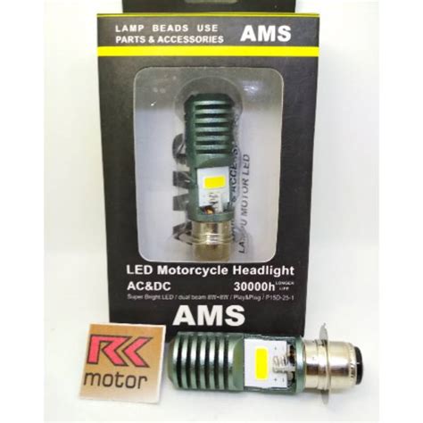 Jual Lampu Depan Motor Led 2 Sisi Bisa Ac Dan DC Semua Motor Bebek