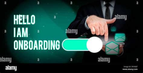 Handwriting Text Hello I Am Onboarding Business Concept Action Process Of Integrating A New