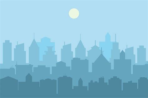 City Skyline Vector Illustration 36000244 Vector Art At Vecteezy