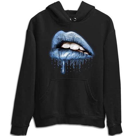 Dripping Lips Unisex Tops Air Jordan 1 University Blue Snrt Sneaker