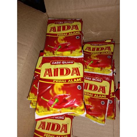 Jual Cabe Giling Aida Cabe Bubuk Aida Penyedap Rasa Pedas Aida Bumbu