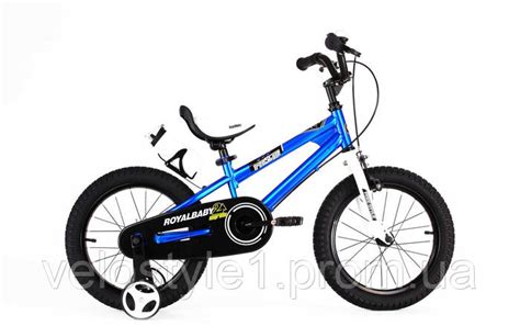 Велосипед RoyalBaby FREESTYLE 14", OFFICIAL UA, синий, цена 5620 грн ...