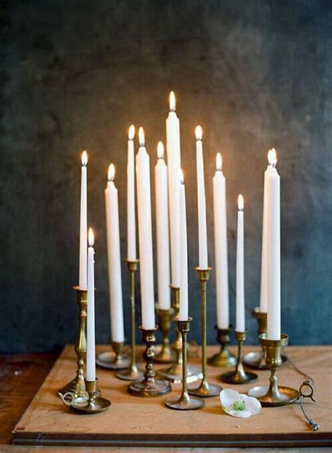 grouping multiples add drama and impact candles candlelight wedding