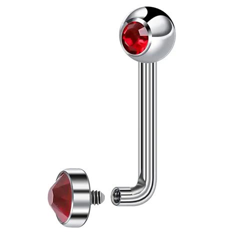 14g Solid Titanium Christina Vch Barbell Piercing Ring Intimate Jewelry