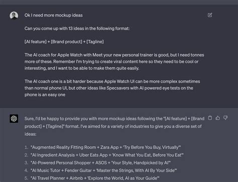 Templated Structures To Generate A Large Volume Of Ideas Rchatgpt