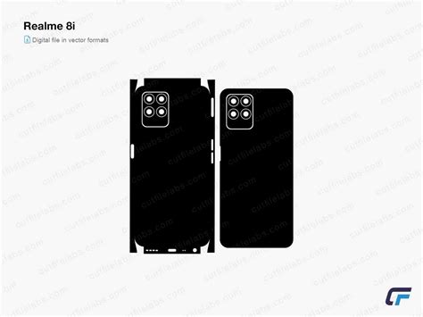Realme 8i (2021) Cut File Template | CutFileLabs