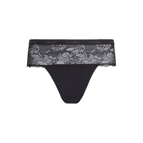 Calvin Klein Thong Black
